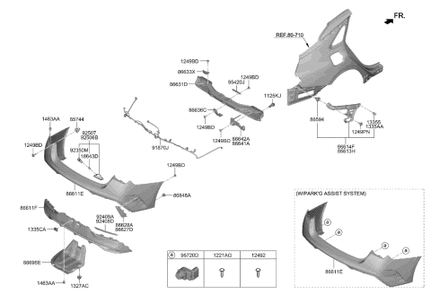 Rear Bumper - 2021 Kia K5