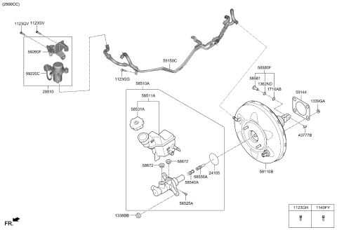 Brake Master Cylinder & Booster - 2021 Kia K5
