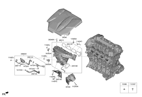 Intake Manifold - 2021 Kia K5