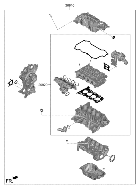 Engine Gasket Kit - 2021 Kia K5