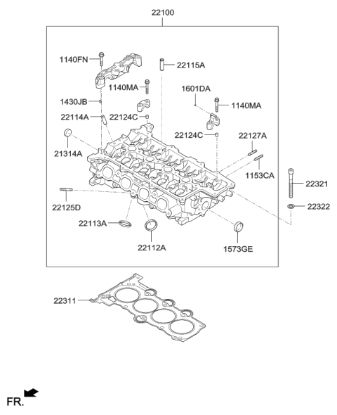 Cylinder Head - 2018 Kia Optima