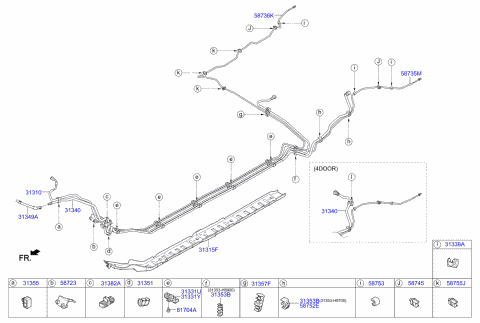Fuel Line - 2020 Kia Rio