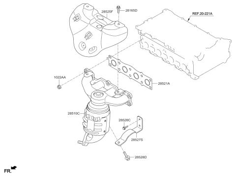 Exhaust Manifold - 2015 Kia Optima Korean made