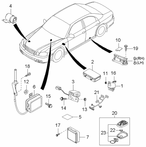 Relay & Module - 2001 Kia Optima