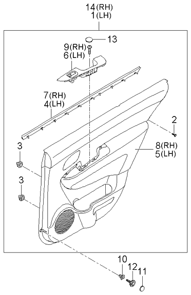 935801D0000G Genuine Kia Part