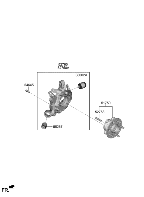 Rear Axle - 2019 Kia Stinger