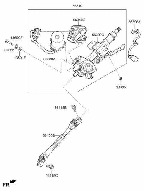 564152H000 Genuine Kia Bolt
