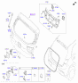 2020 Kia Rio Tailgate Handle | Low Price at KiaPartsNow