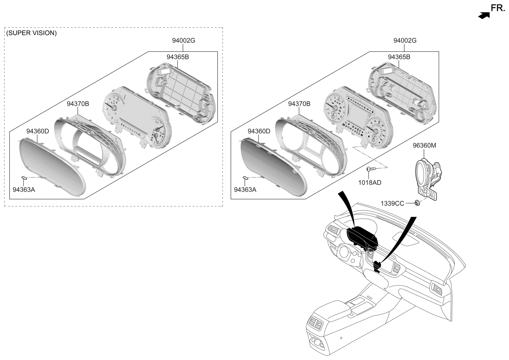 94031C6BA0 Genuine Kia Pad U
