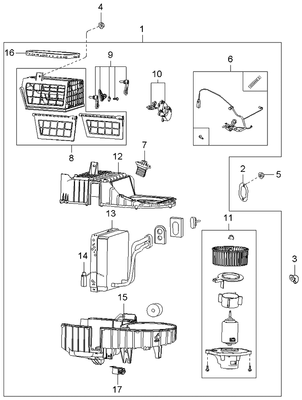 971792D000 Genuine Kia Resistor Assembly