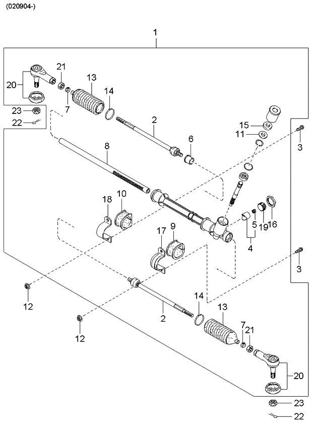 0K30A32110 Genuine Kia Gear & Link-M/S