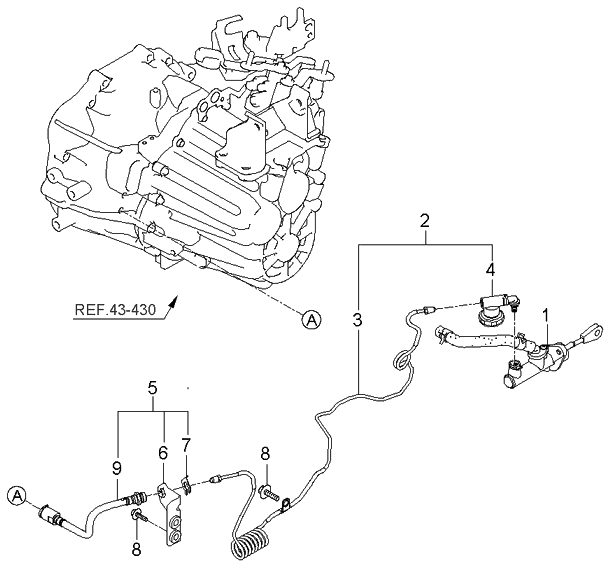 416052G000 Genuine Kia Clutch MASTER/CYLINDER