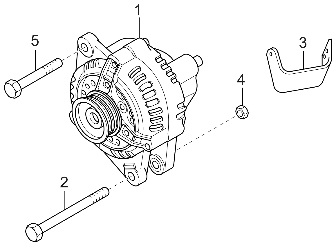 3730037400 Genuine Kia Alternator Assembly