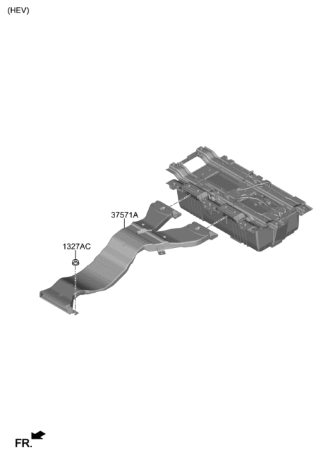 High Voltage Battery System - 2020 Kia Optima Hybrid