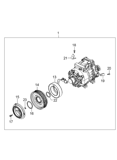 Air Condition System-Cooler Line, Front - 2006 Kia Rondo Produced ...