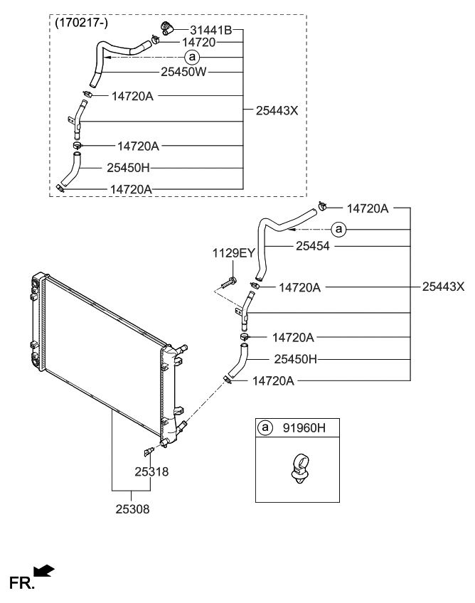 919603K050 - Genuine Kia BAND CABLE-A