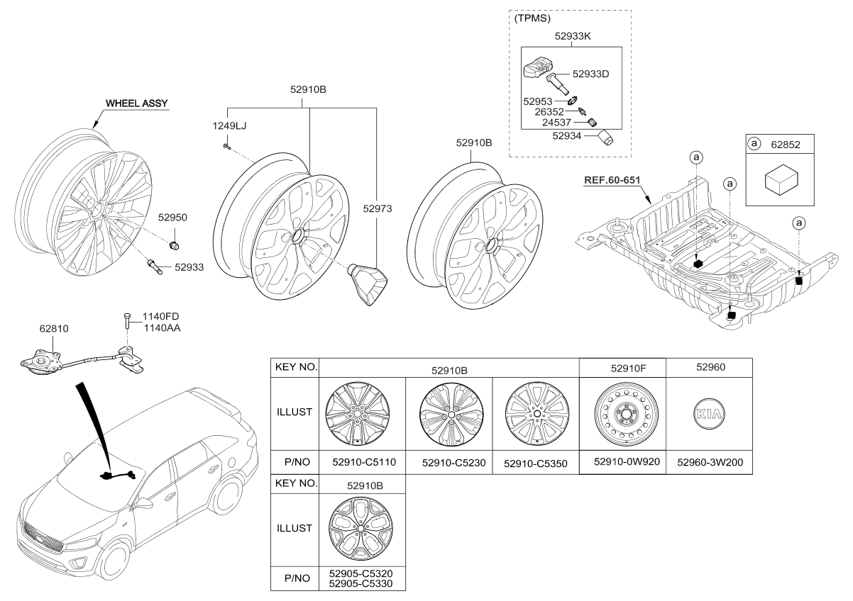5293331300 - Genuine Kia VALVE-TIRE
