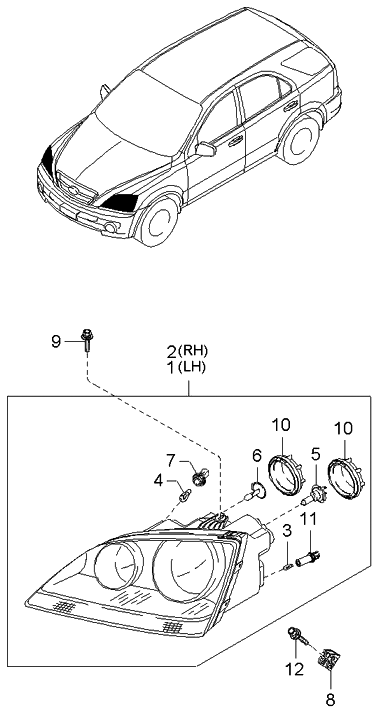 1864755009 - Genuine Kia BULB