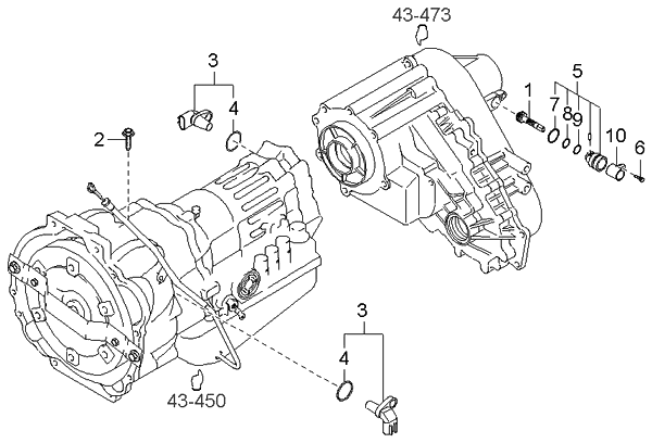 45592H1070 - Genuine Kia SENSOR-SPEED