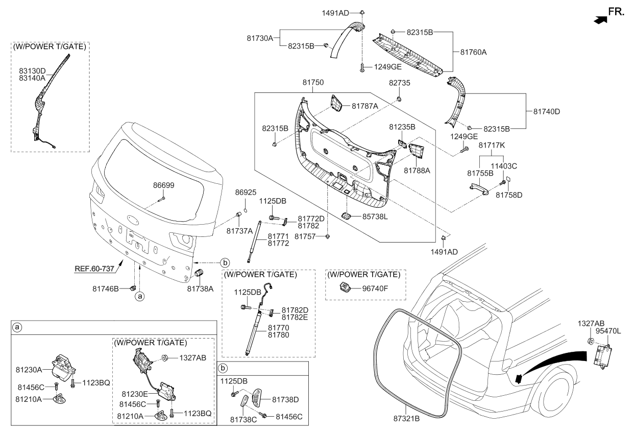 81230A9100 - Genuine Kia POWER LATCH ASSEMBLY-POWER