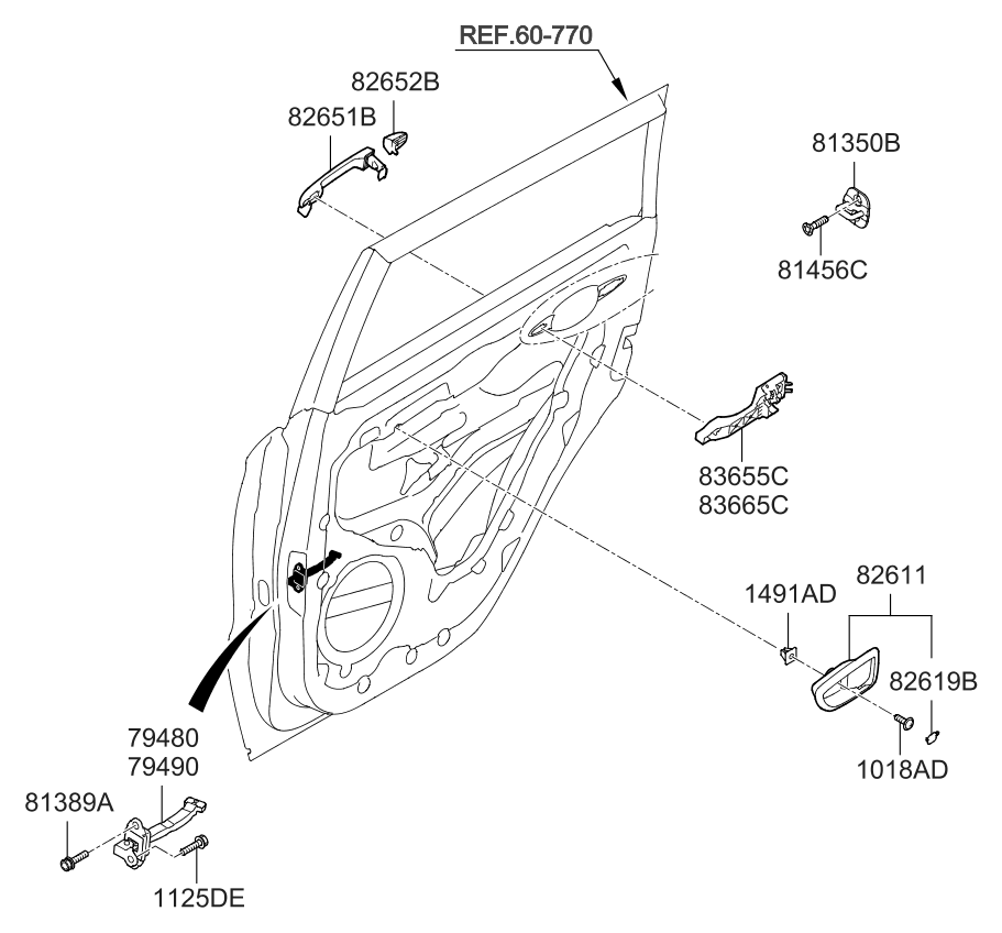 2013 Kia Soul Rear Door Locking - Kia Parts Now