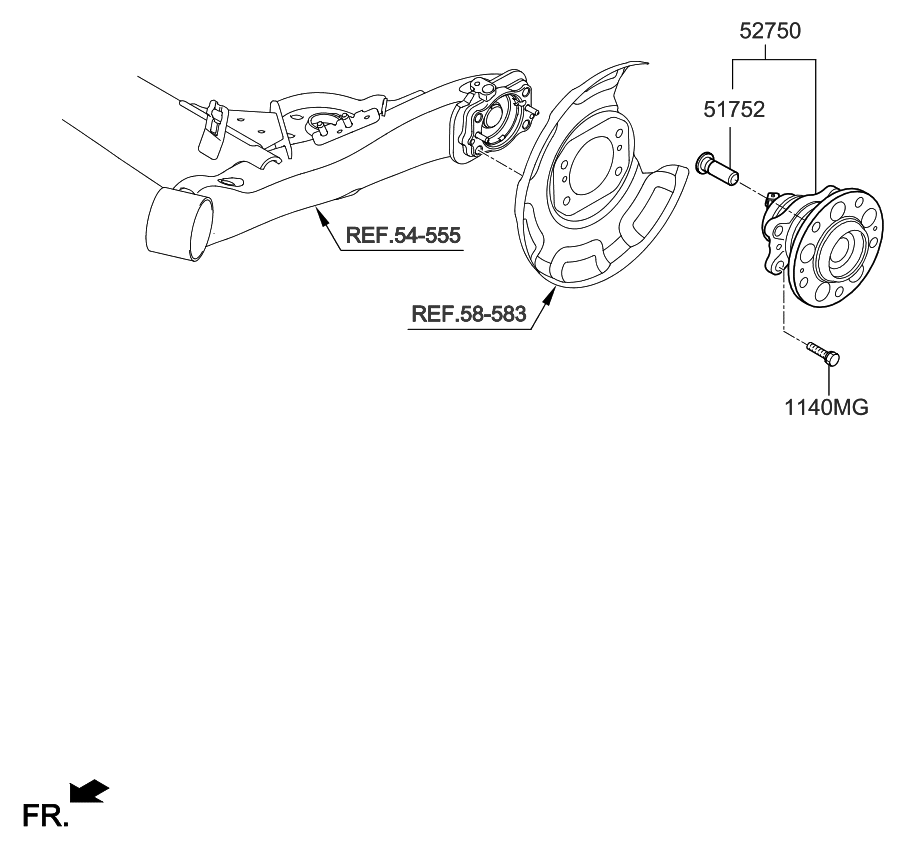 2017 Kia Soul EV Rear Axle - Kia Parts Now