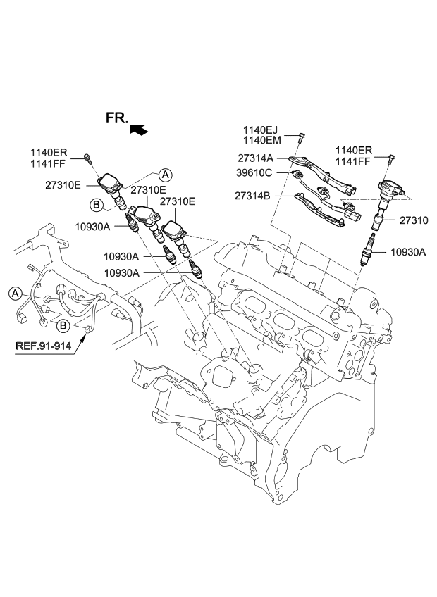 273103L030 - Genuine Kia COIL-IGNITION