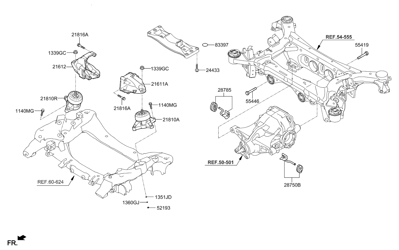 2019 Kia K900 Engine & Transaxle Mounting - Kia Parts Now