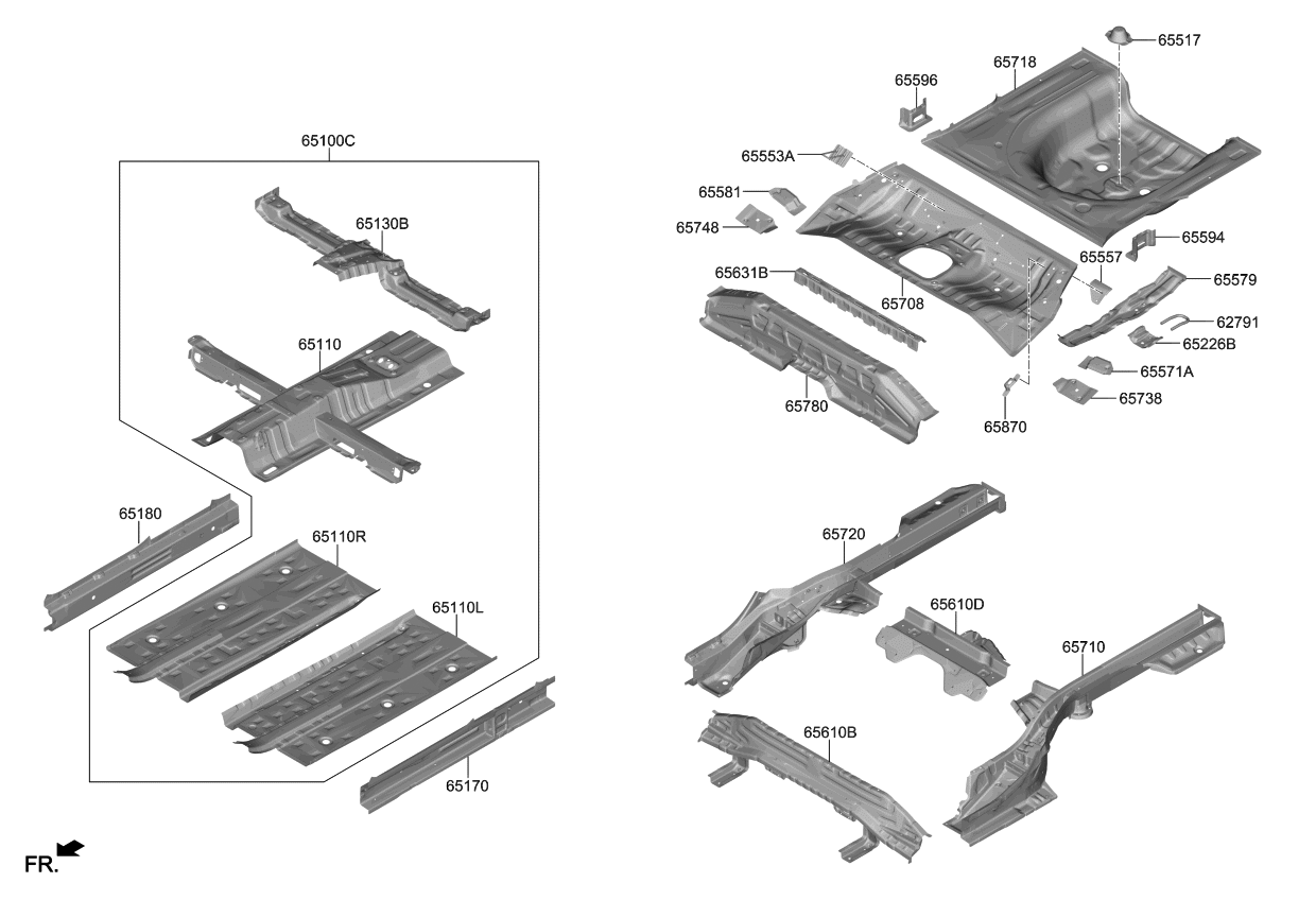 65793M6000 - Genuine Kia PAD K