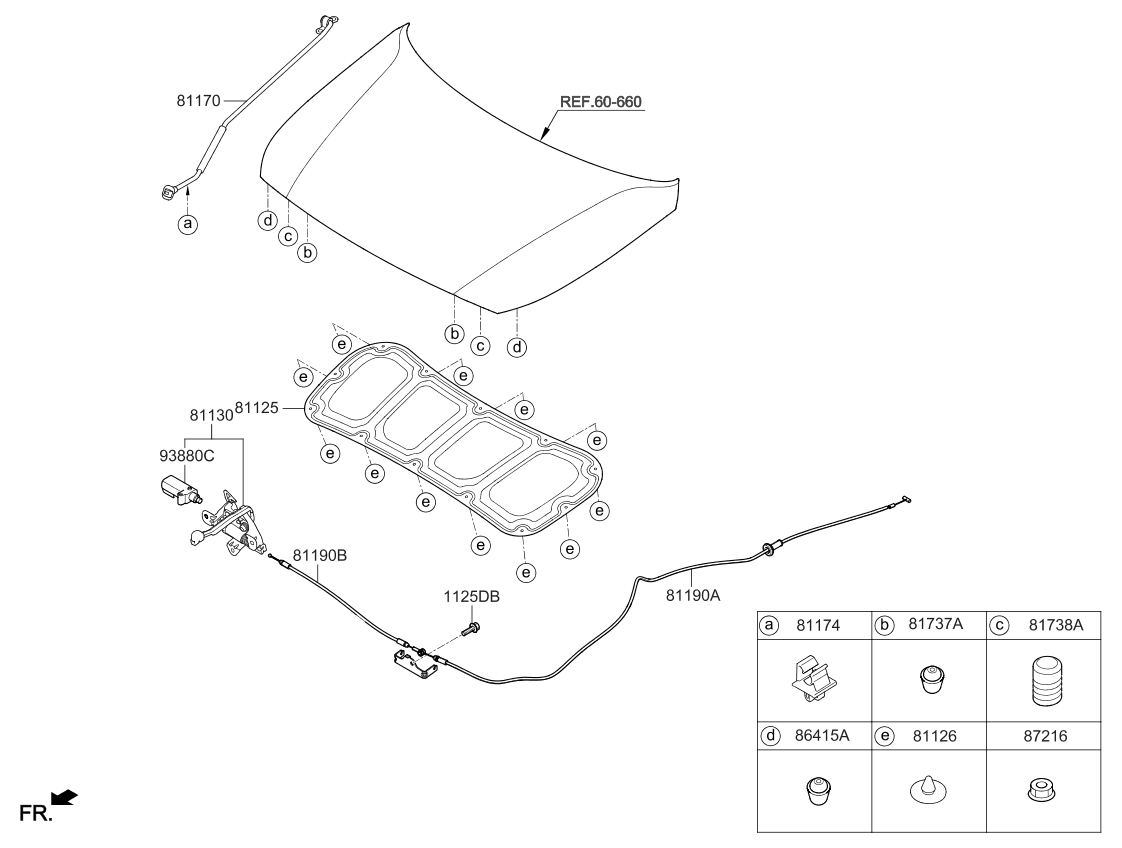 2019 Kia Rio Hood Trim - Kia Parts Now