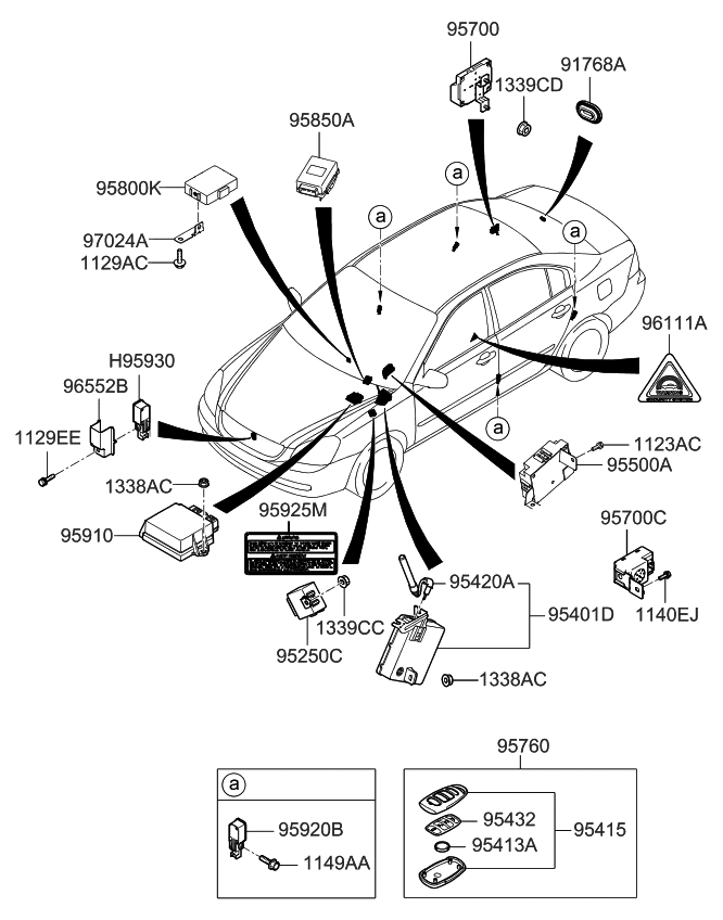 2008 Kia Optima Old Body Style Relay & Module - Kia Parts Now