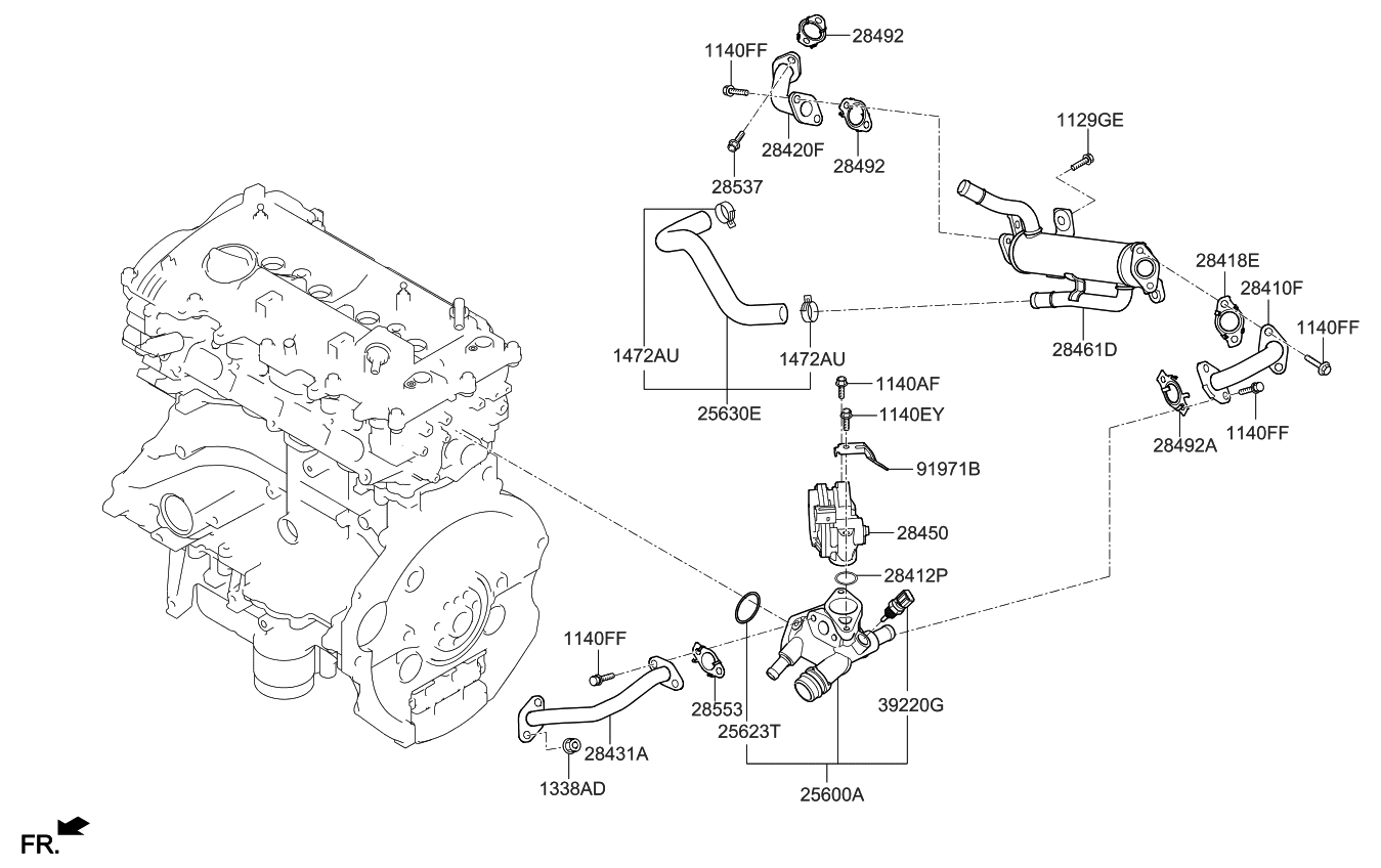 256232E000 - Genuine Kia O-RING
