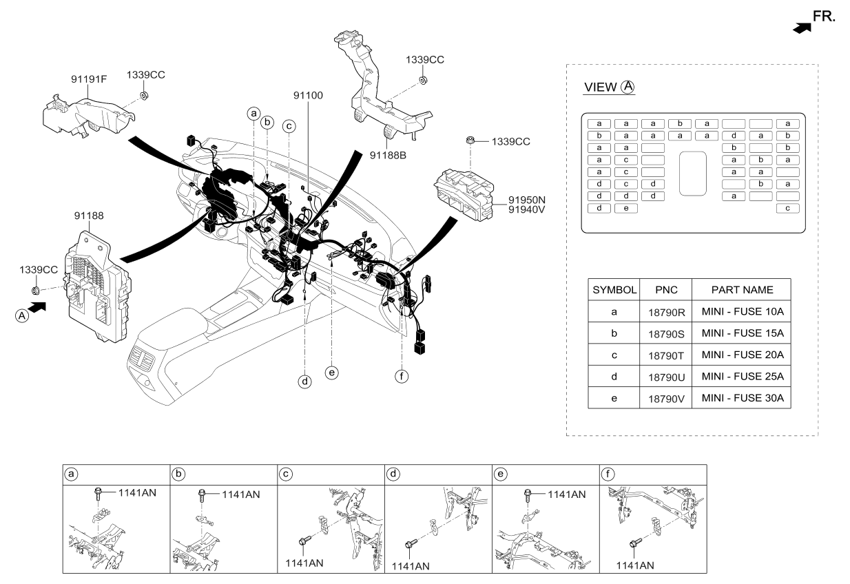 91940D4030 - Genuine Kia JUNCTION BLOCK-ICM