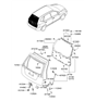 Kia Door Hinge - Guaranteed Genuine from KiaPartsNow.com