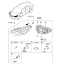 Kia Headlight - Guaranteed Genuine from KiaPartsNow.com