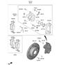 Kia Stinger Brake Pad Set - Guaranteed Genuine Kia Parts