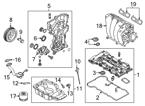 283102EAA0 Genuine Kia Manifold Assembly-Intake