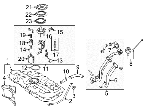 31111B2400 Genuine Kia Pump-Fuel
