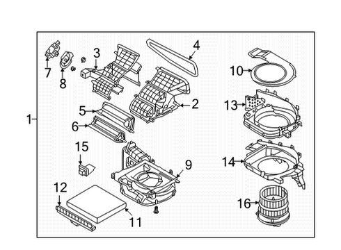 97157F2000 Genuine Kia Actuator-Mode