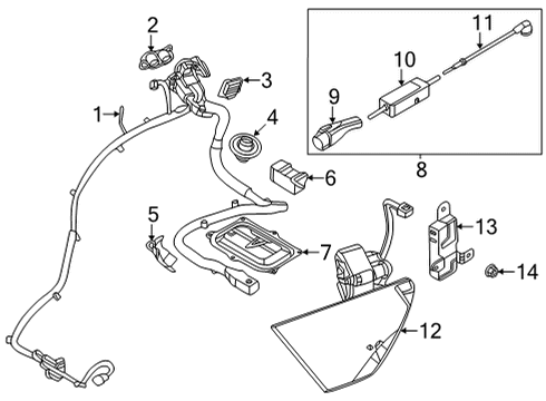 91669GI530 Genuine Kia VEHICLE CONNECTOR-NO