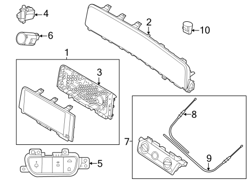 94043Q5010 Genuine Kia CLUSTER ASSY-INSTRUM