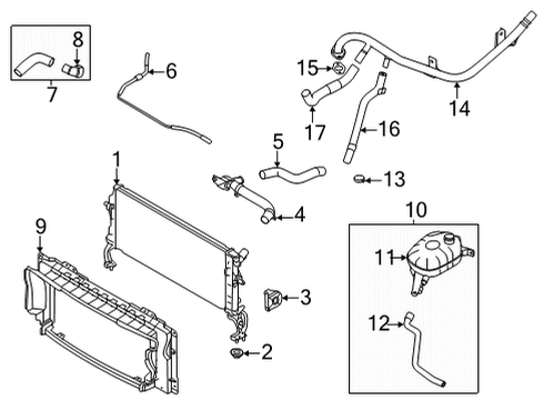 25327Q5500 Genuine Kia FILLER NECK & HOSE A