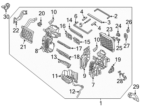 97614G3000 Genuine Kia A/C Thermistor Assembly