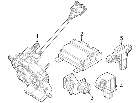 95910AO210 Genuine Kia MODULE ASSY-AIR BAG