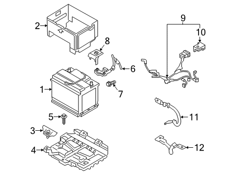 91850M7810 Genuine Kia WIRING ASSY-BATTERY