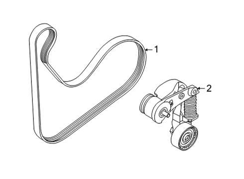 252802M800 Genuine Kia AUTO TENSIONER ASSY