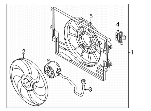 25380Q5500 Genuine Kia BLOWER ASSY