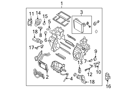 971591H000 Genuine Kia Actuator-Temperature