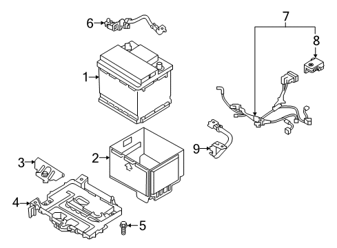 37180B0002 Genuine Kia Sensor Assembly-Battery