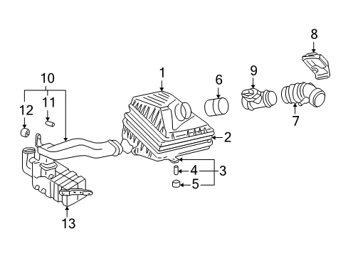 2816437100 Genuine Kia Sensor Assembly-Air Flow
